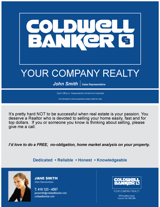 PrintForLessCanada.com - Coldwell Banker PostCards Full Colour Starting ...